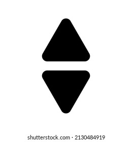 Expand Icon Vector Symbol Design Illustration Stock Vector (Royalty ...