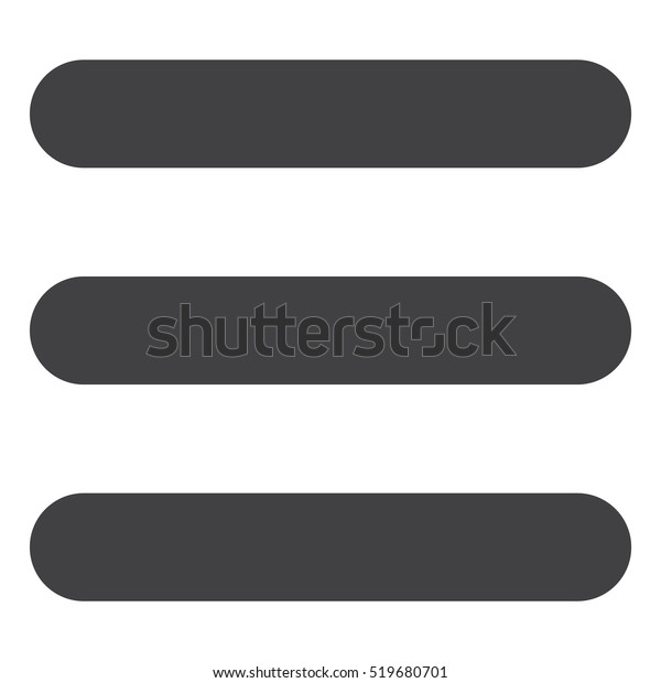 Expand Menu Icon Vector Flat Design Stock Vector (Royalty Free ...