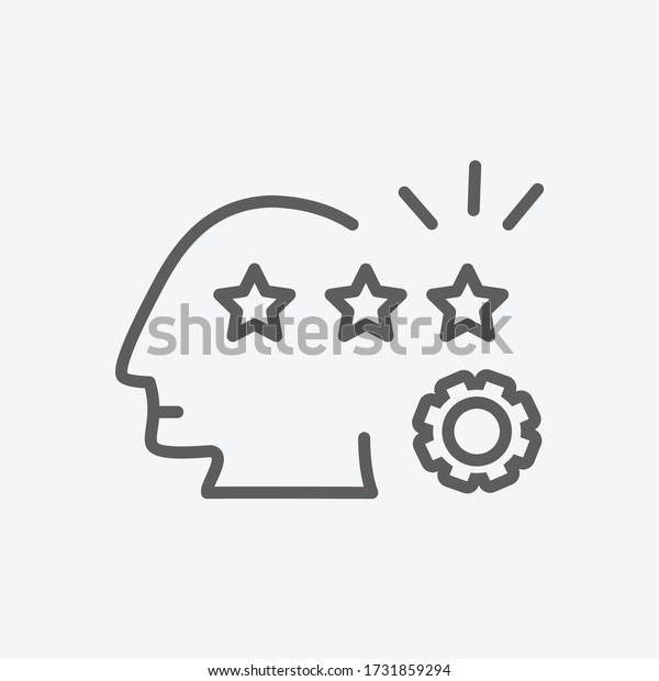 Experience Icon Line Symbol Isolated Vector Stock Vector (Royalty Free ...