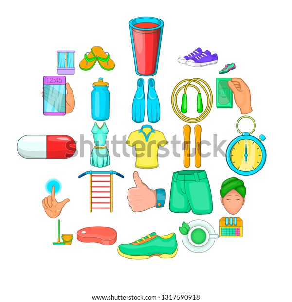 Experience Icons Set Cartoon Set 25 Stock Vector (Royalty Free ...