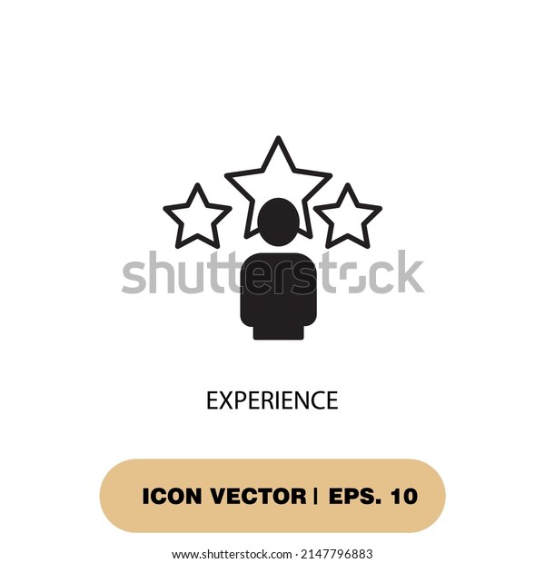 Experience Icons Symbol Vector Elements Infographic Stock Vector ...