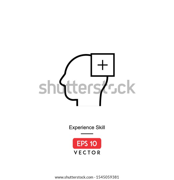 Experience Skill Icon Business Skill Isolated Stock Vector (Royalty ...