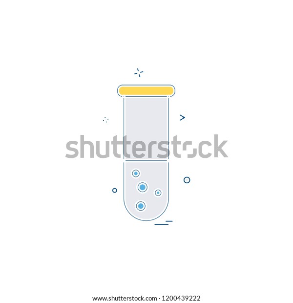 Experiment Science Test Tube Icon Vector Stock Vector (Royalty Free ...