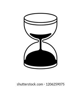 Expiration Date Hourglass Icon Stock Vector (Royalty Free) 1206259075 ...
