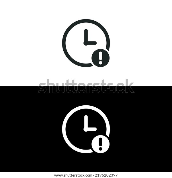 Expiry Icon Isolated On White Background Stock Vector (Royalty Free ...
