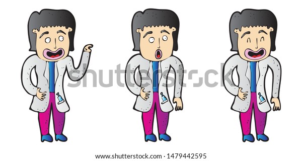 Explainer Character Design Doctor Stock Vector (Royalty Free ...
