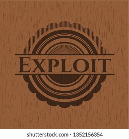 Exploit Wood Emblem Vintage Stock Vector (Royalty Free) 1352156354 ...