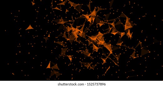 Explosion Black Shards Destruction Construction Triangles Stock Vector ...