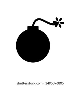 Explosion Bomb Icon Vector Isolated Stock Vector (Royalty Free ...