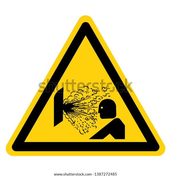 Explosion Release Pressure Symbol Sign Vector Stock Vector (Royalty ...