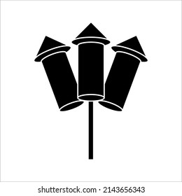 Explosive Firecracker Icon Firecracker Petard Outline Stock Vector ...