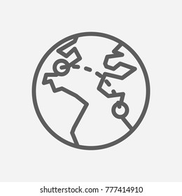 Export Icon Line Symbol Isolated Vector Stock Vector (Royalty Free ...
