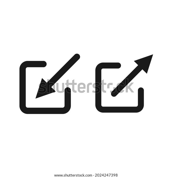 Export Import Icon Symbol Design Stock Vector (Royalty Free) 2024247398 ...