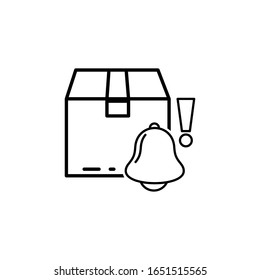 Express Box Delivery Icon Black Vector Stock Vector (Royalty Free ...