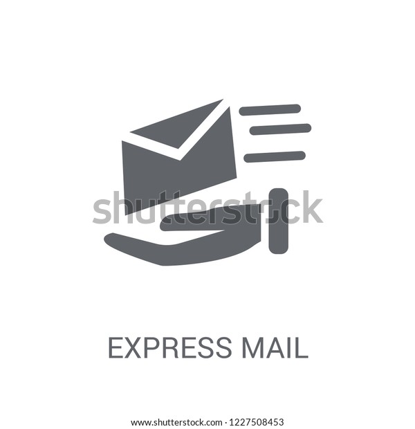 Express Mail Icon Trendy Express Mail Stock Vector (Royalty Free ...