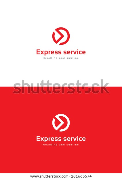 Express Service Logo Teamplate Stock Vector (Royalty Free) 281665574 ...