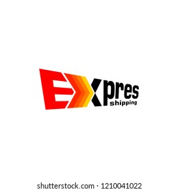 Express Shipping Logo Image Stock Vector (Royalty Free) 1210041022