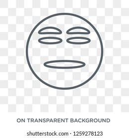 Expressionless Emoji Icon Expressionless Emoji Design Stock Vector ...