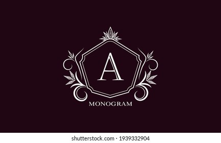 Exquisite Logo Elegant Letter Design Stylish Stock Vector (Royalty Free ...