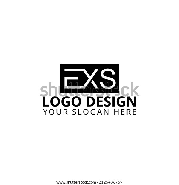 Exs Logo Design Professional Logo Stock Vector (Royalty Free ...