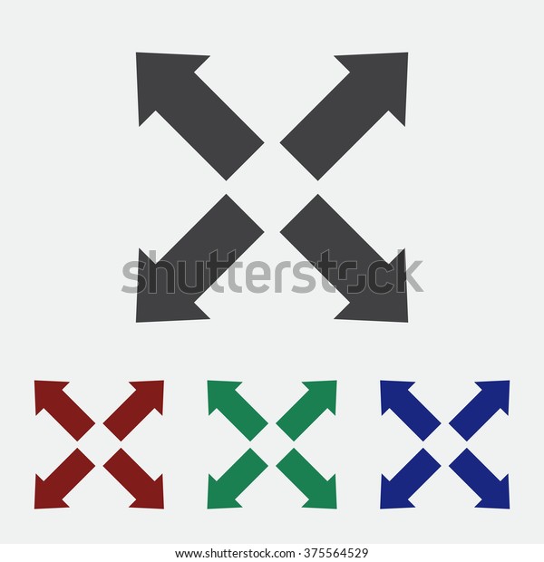 Extend Icon Stock Vector (Royalty Free) 375564529 | Shutterstock