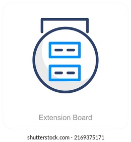 Extension Board Board Icon Concept Stock Vector (Royalty Free ...