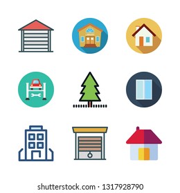 Exterior Vector Icon Set Stock Vector (Royalty Free) 1317928790 ...
