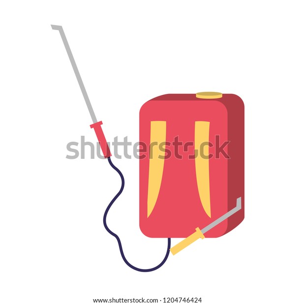 Exterminating Pest Sprayer Machine Tool Stock Vector (Royalty Free ...