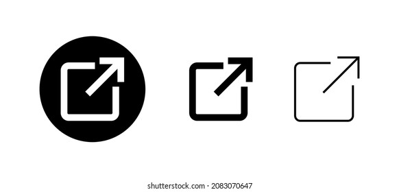 External Link Icons Set Link Sign Stock Vector (Royalty Free ...