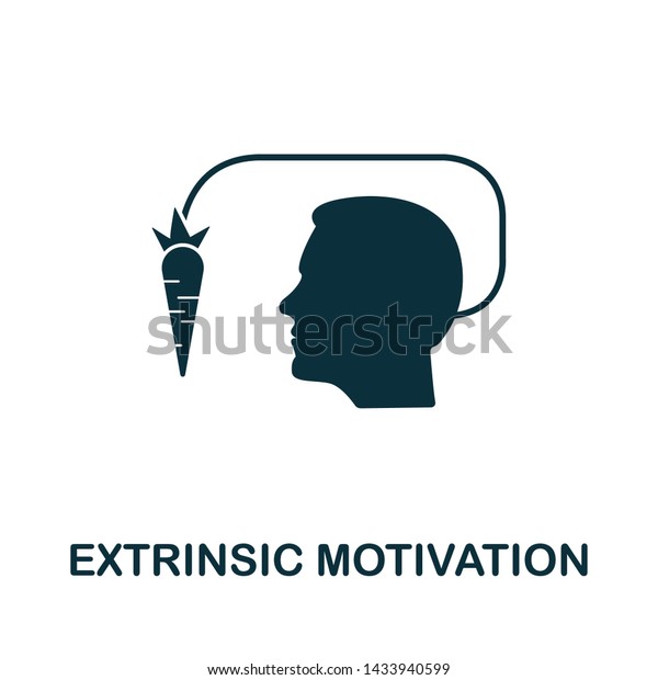 Extrinsic Motivation Vector Icon Illustration Creative Stock Vector ...