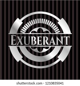Exuberant Silvery Shiny Emblem Stock Vector (Royalty Free) 1210835041 ...