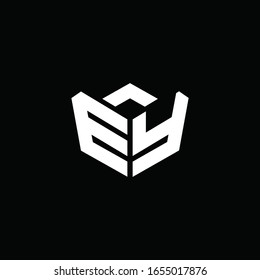 Ey Logo Monogram Emblem Style Ribbon Stock Vector (Royalty Free ...