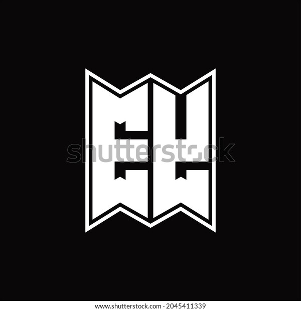 Ey Logo Monogram Emblem Style Design Stock Vector (Royalty Free ...