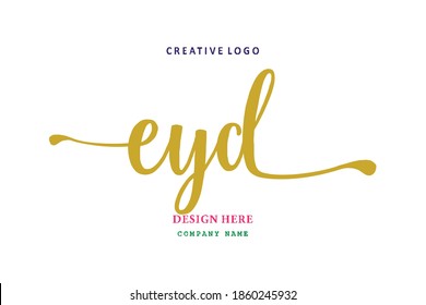 Eyd Lettering Logo Simple Easy Understand Stock Vector (Royalty Free ...