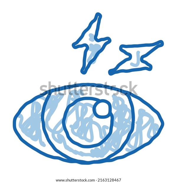 Eye Ache Sketch Icon Vector Hand Stock Vector (Royalty Free) 2163128467 ...