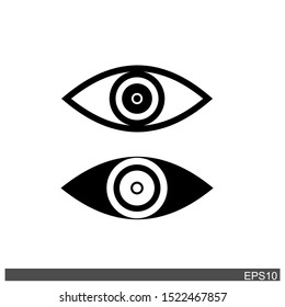 Eye Ball Icon Vector Illustration Stock Vector (Royalty Free ...