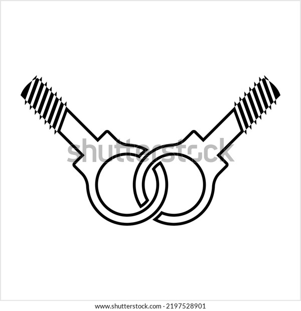 Eye Bolt Icon Bolt Which Have Stock Vector (Royalty Free) 2197528901 ...