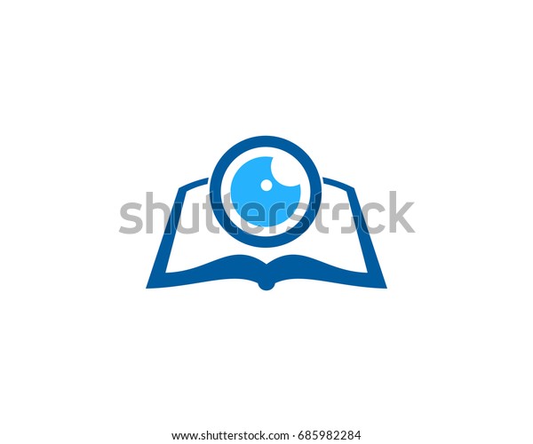 Eye Book Icon Logo Design Element Stock Vector (Royalty Free) 685982284 ...