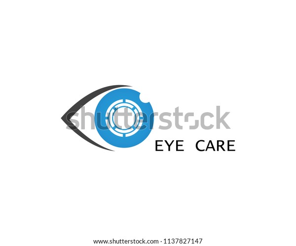 Eye Care Focus Logo Design Vector Stock Vector (Royalty Free ...