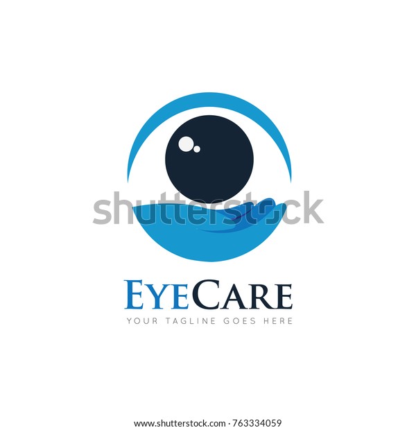 Eye Care Hand Logo Icon Symbol Stock Vector (Royalty Free) 763334059 ...