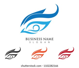 Eye Care Logo Symbols Template Vector Stock Vector (Royalty Free) 1102282166 | Shutterstock