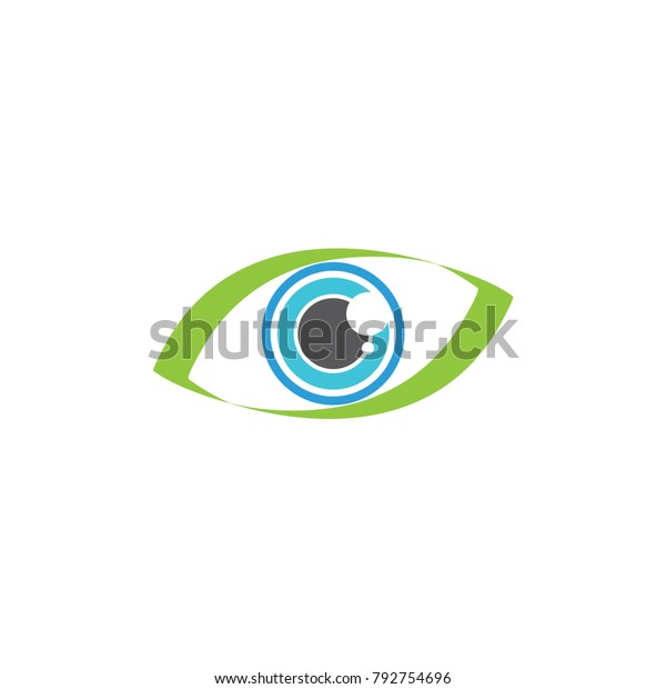 Eye Care Logo Template Vision Vector: เวกเตอร์สต็อก (ปลอดค่าลิขสิทธิ์ ...