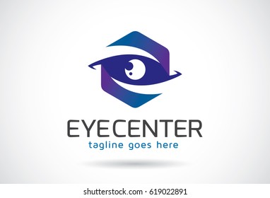 Eye Center Logo Template Design Vector Stock Vector (Royalty Free ...