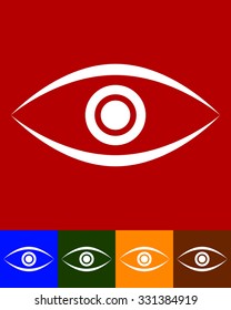 Eye Graphic Vision Seeing Sight Observation Stock Vector (Royalty Free ...