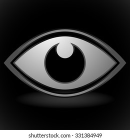 Eye Graphic Vision Seeing Sight Observation Stock Vector (Royalty Free ...