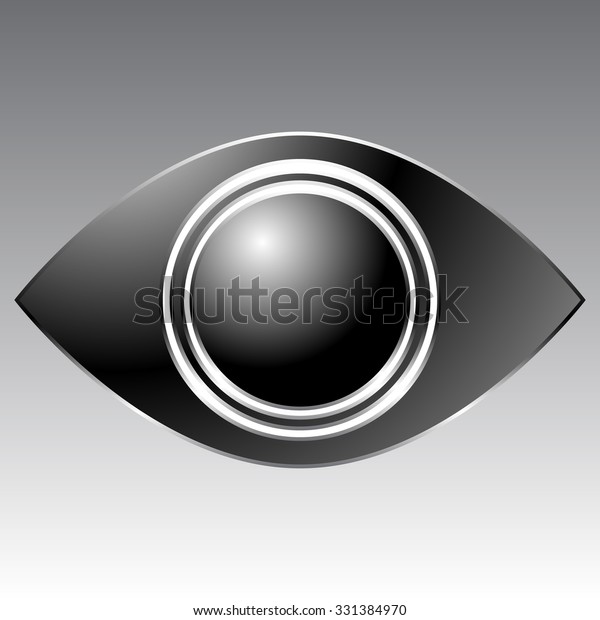 Eye Graphic Vision Seeing Sight Observation Stock Vector (Royalty Free ...