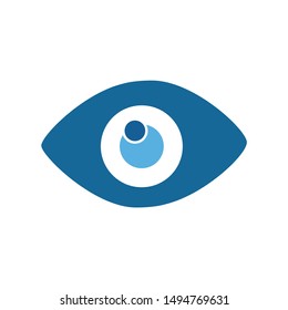 Eye Icon Flat Illustration Eye Vector Stock Vector (Royalty Free ...