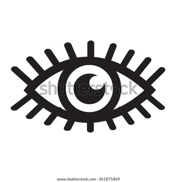Eye Icon Illustration Stock Vector (Royalty Free) 361875869 | Shutterstock
