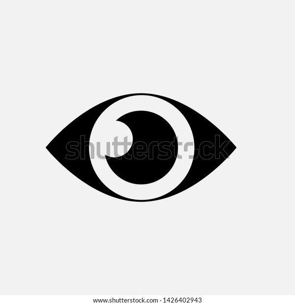 Eye Icon Eye Looking Symbol Logo Stock Vector (Royalty Free) 1426402943 ...