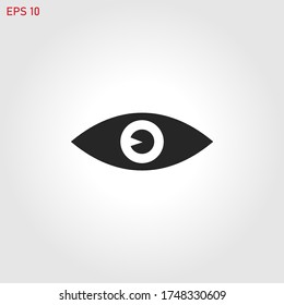 Eye Icon Vector View Sign Stock Vector (Royalty Free) 1748330609 ...